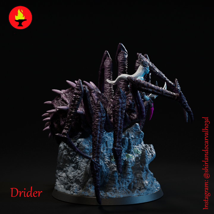 3D Printable Drider by Evil Forge